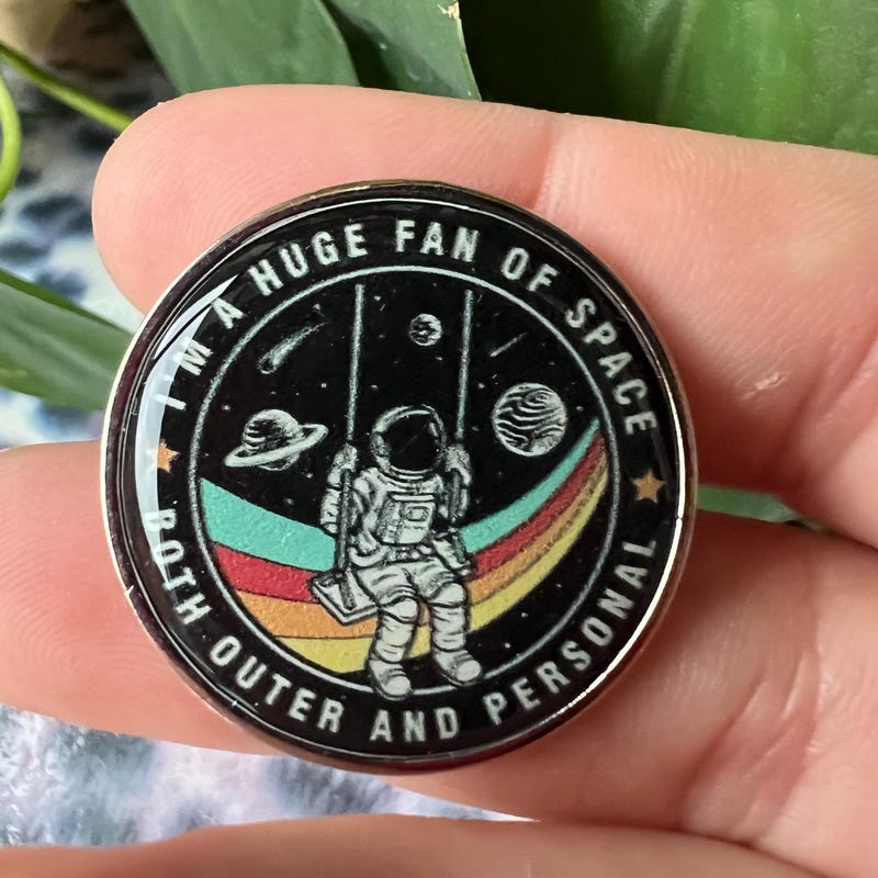 Space Enamel Pin - Etsy