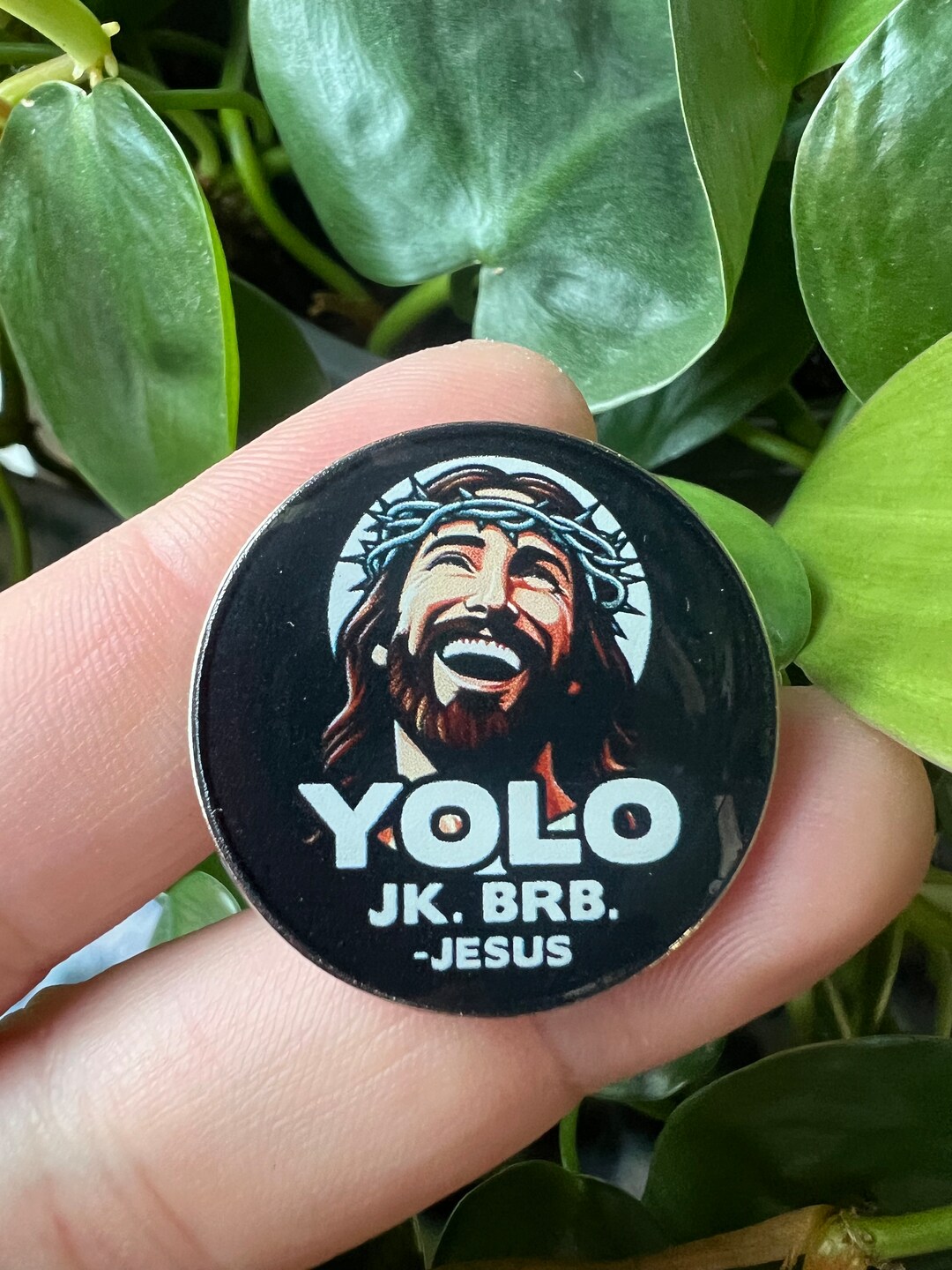 Funny Sarcastic Jesus Enamel Pins Sarcastic Pins Quirky Pins and Badges ...