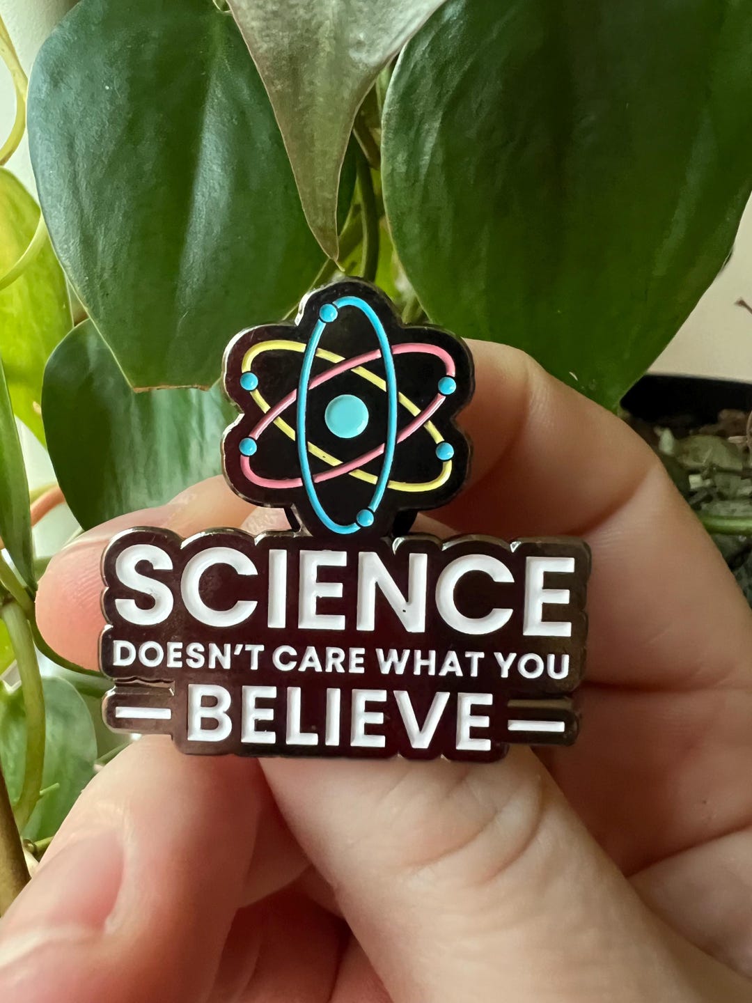 Funny Science Pins Leftist Pins and Badges Liberal Leftist Pins ...