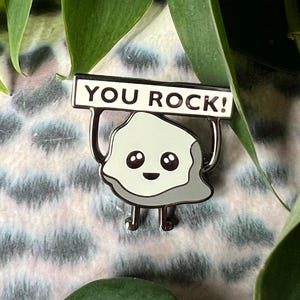 You Rock Pun Hard Enamel Pin - Etsy