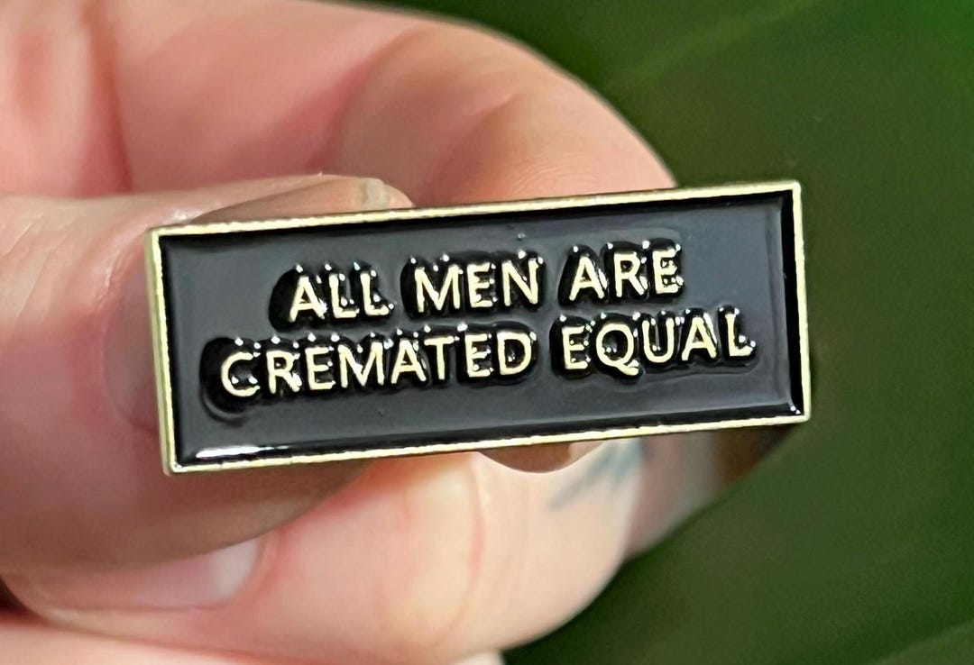 Goth Enamel Pins Gothic Dark Humor Pins and Badges Punk Pins Cemetery ...