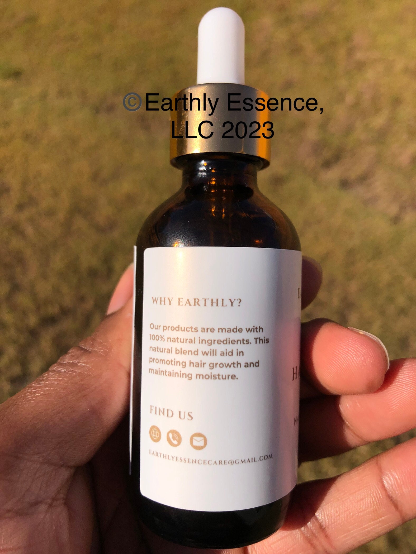 Hair Growth Oil With Rosemary, Coconut, Peppermint & Olive Oil, 100% ...