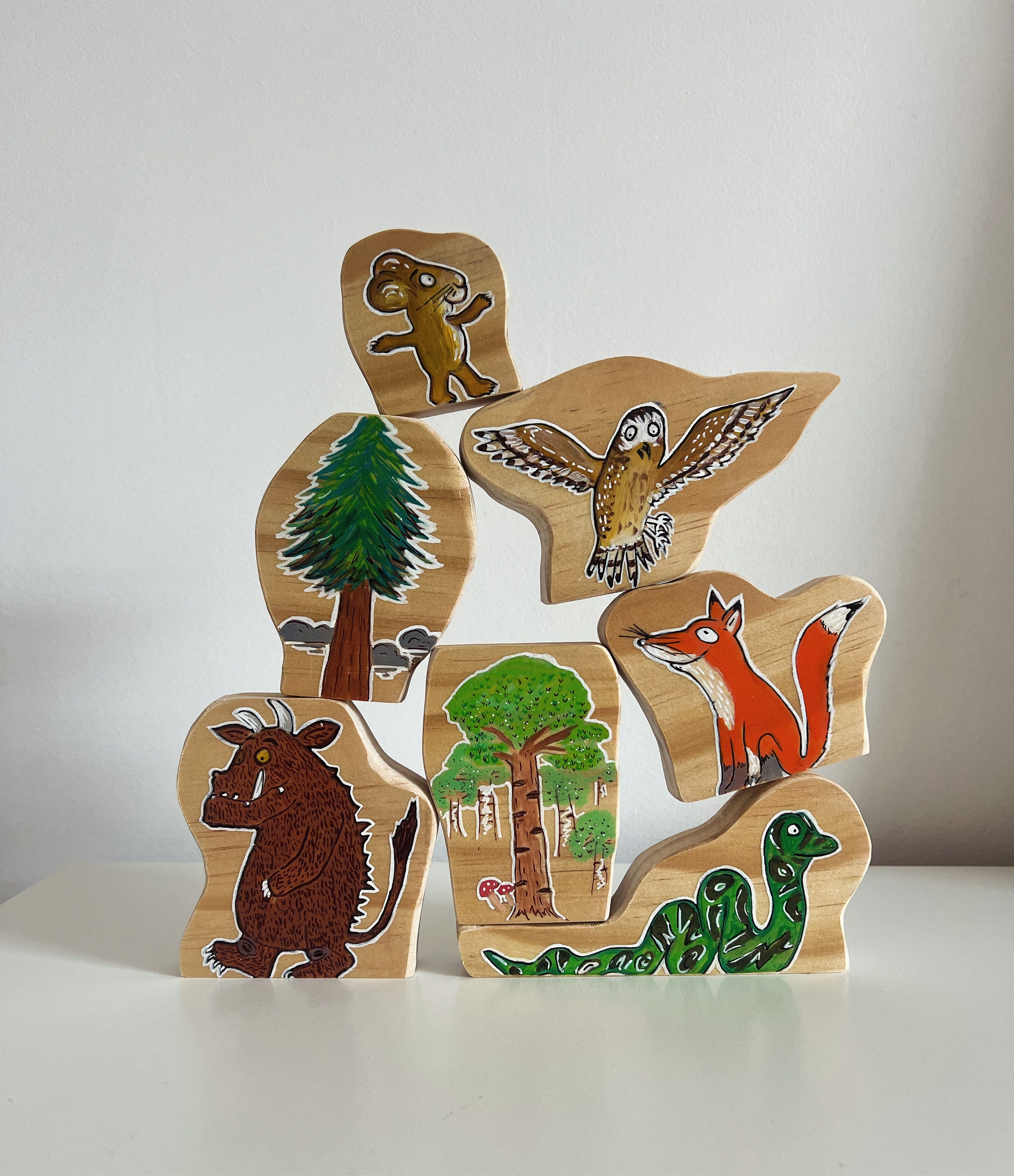 Wood’n’stack Story - the Gruffalo by Julia Donaldson - Etsy