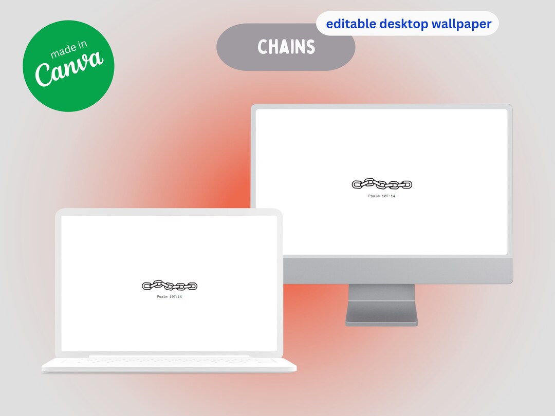 Chains Minimalist Desktop || Aesthetic || Customizable || Productive ...