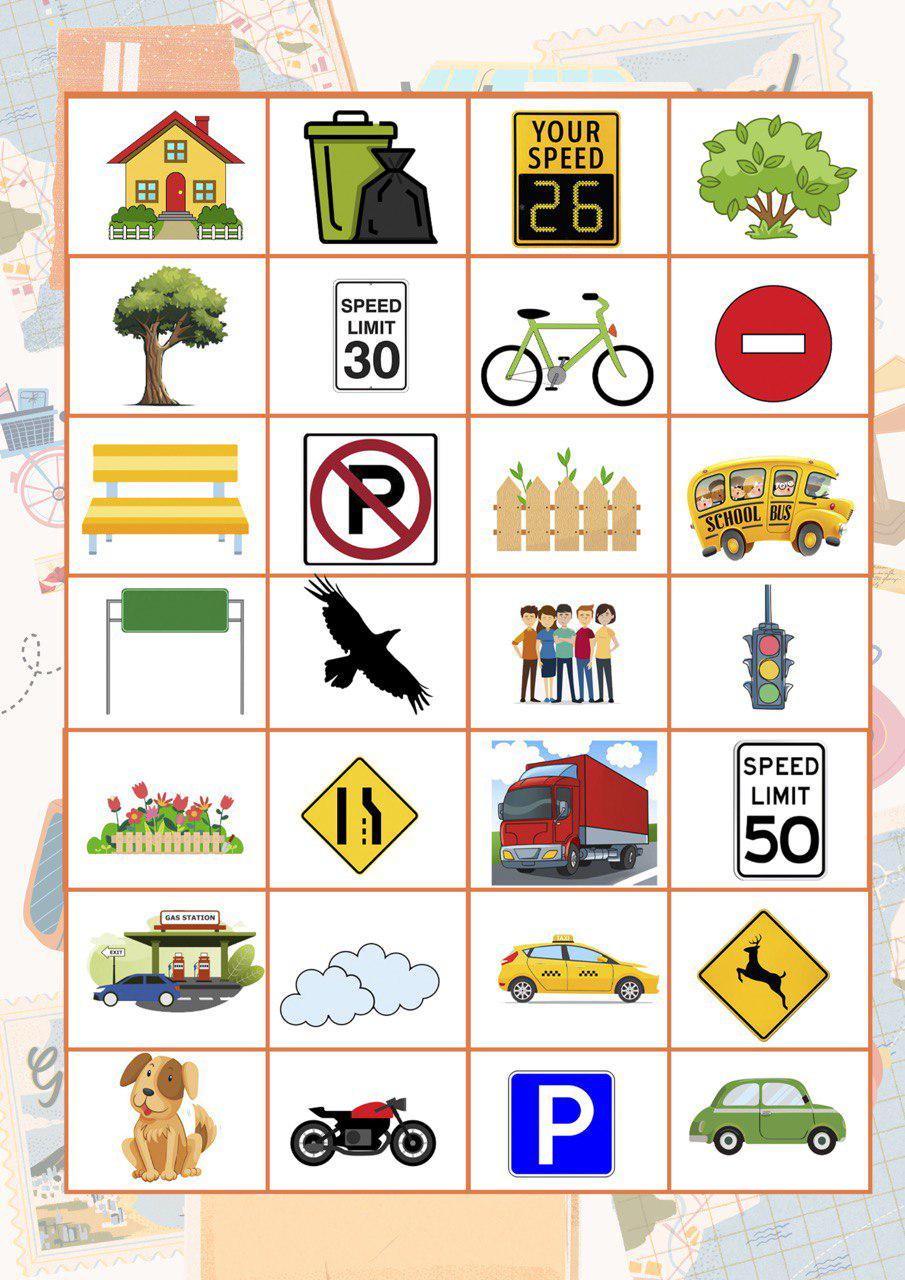 Car Bingo Printable | Car Game | Game for Family| Road Trip Bingo ...