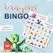 Dragon Bingo Printable Card Game, Bingo Game, Printable Game for Kids ...