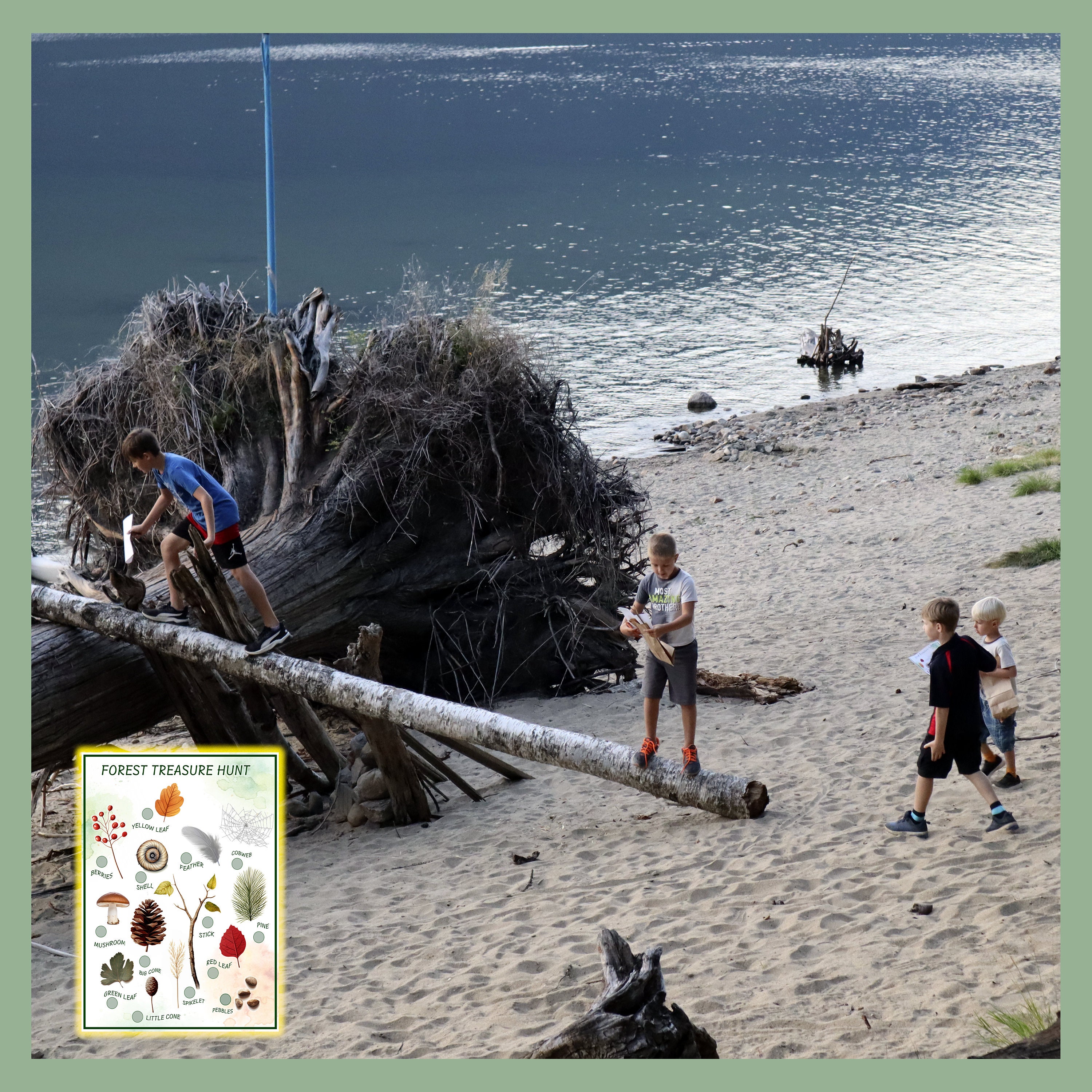 Forest Treasure Hunt | Printable Scavenger Hunt | Nature Scavenger Hunt ...