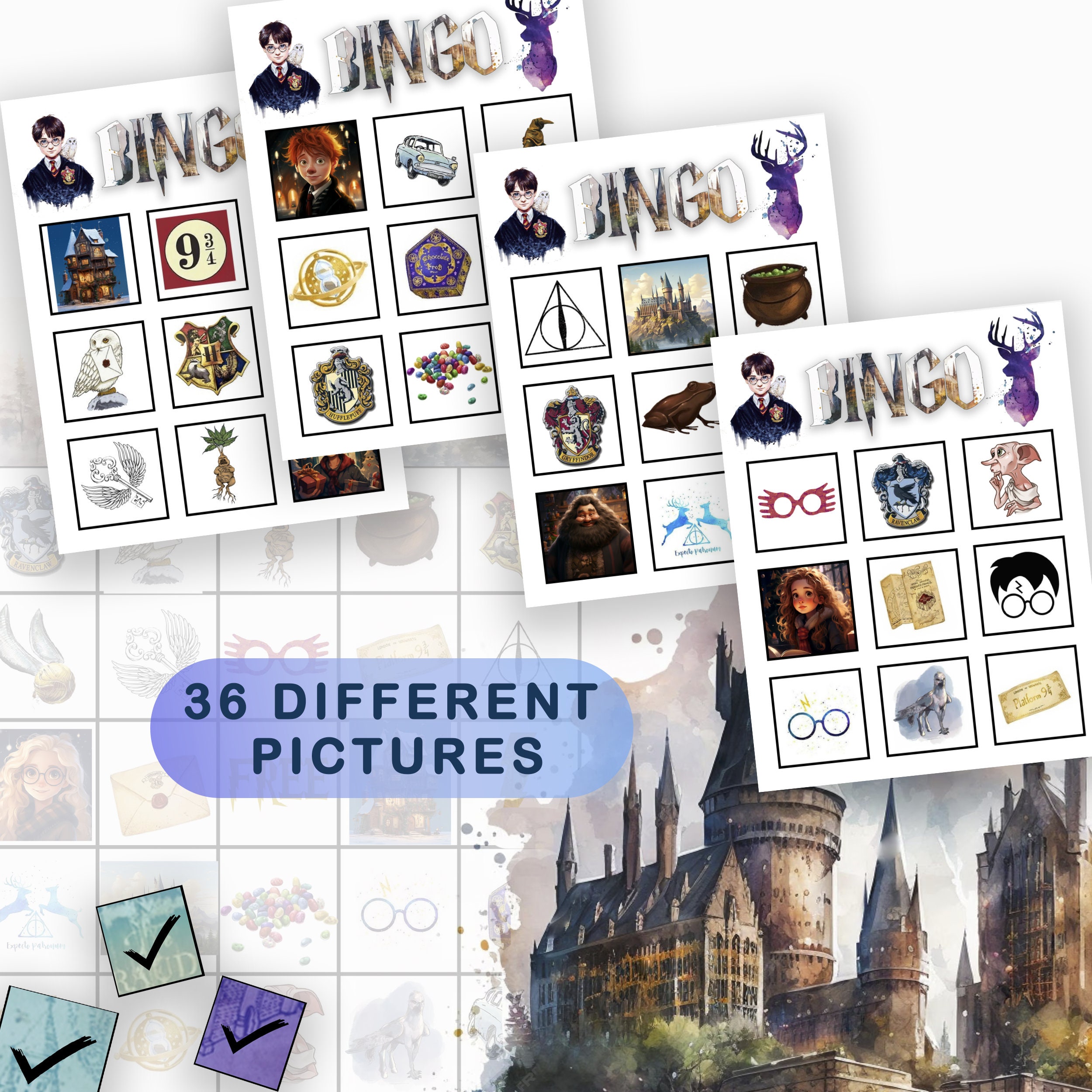 Magic Bingo Printable | Card Game | Magic Game | Magic School Bingo ...