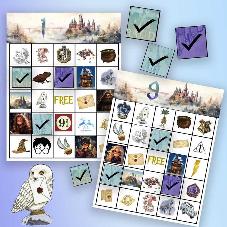 Magic Bingo Printable | Card Game | Magic Game | Magic School Bingo ...
