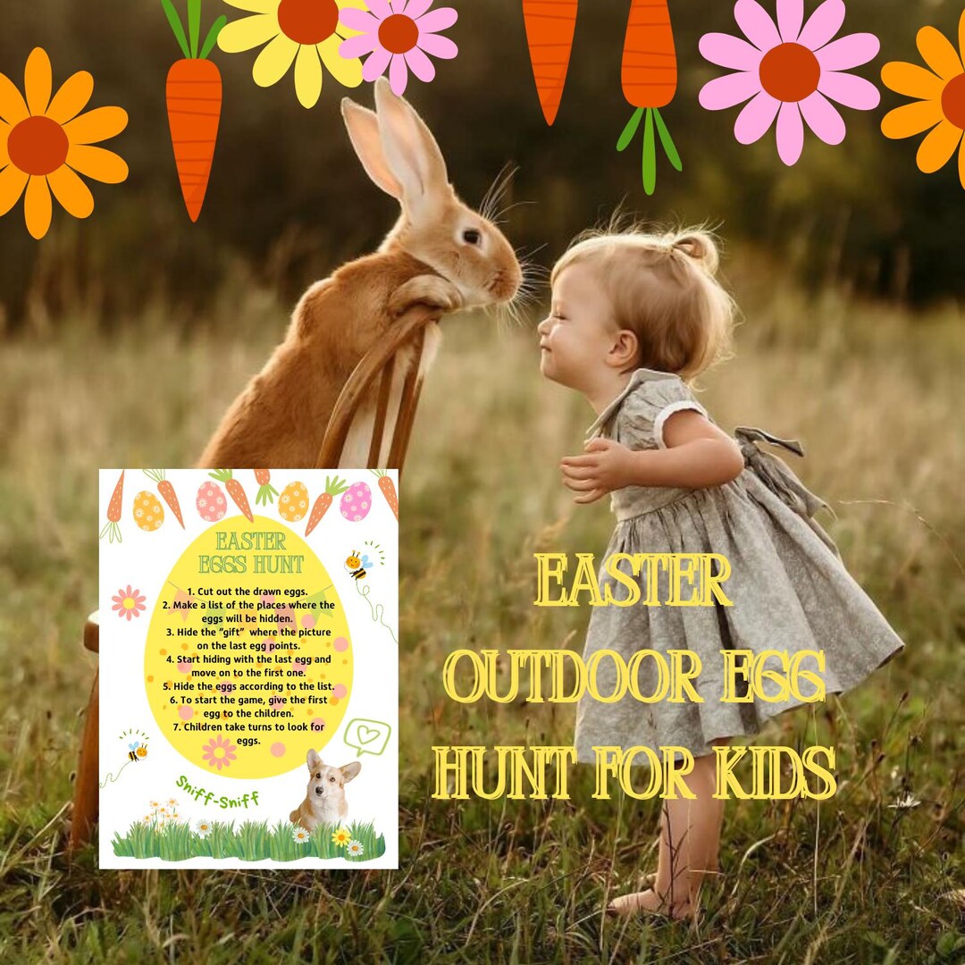 Easter Outdoor Egg Hunt for Kids, Chocolate Free Egg Hunt, Toddlers Egg ...