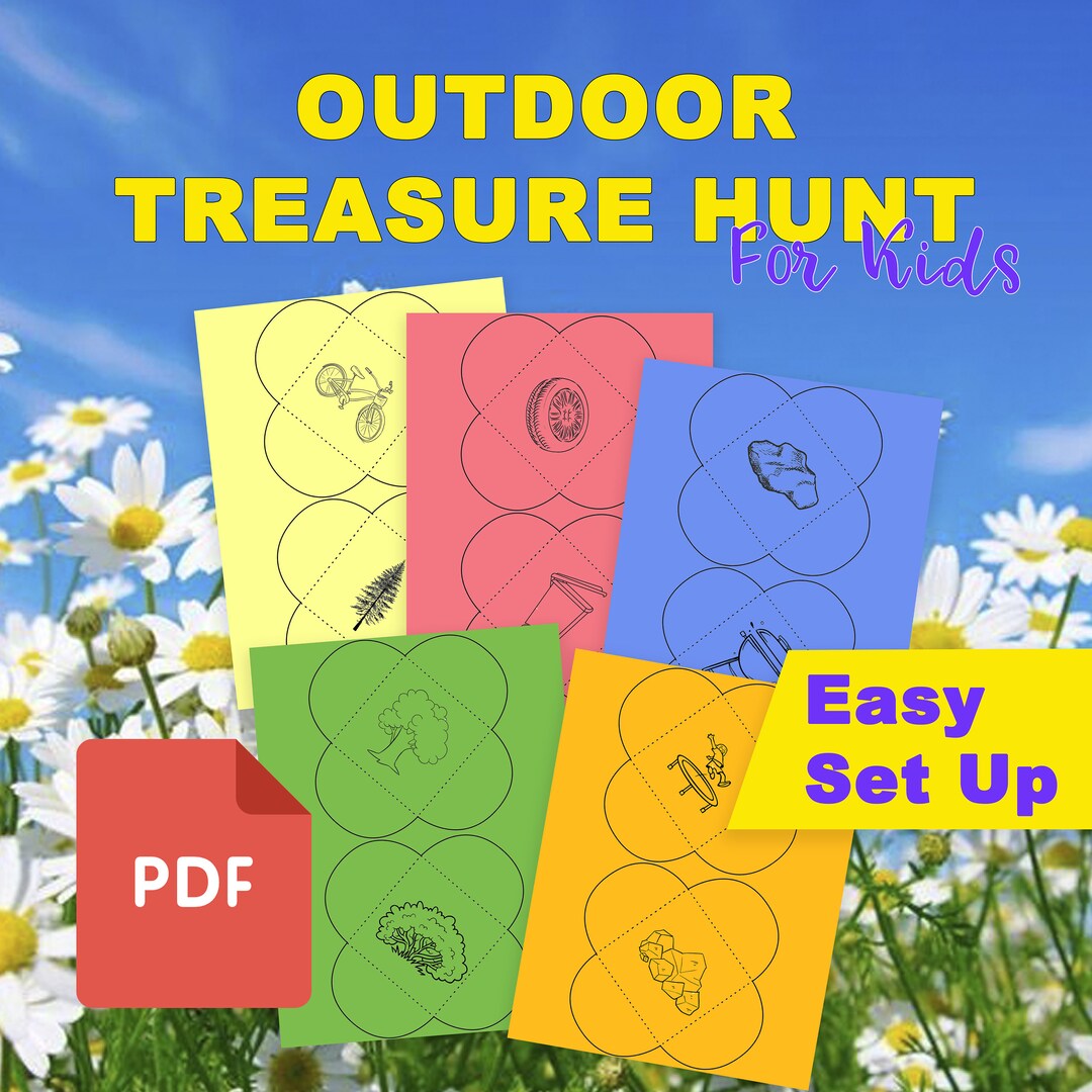 Treasure Hunt | Outdoor Game | Printable Game | PDF Treasure Hunt ...