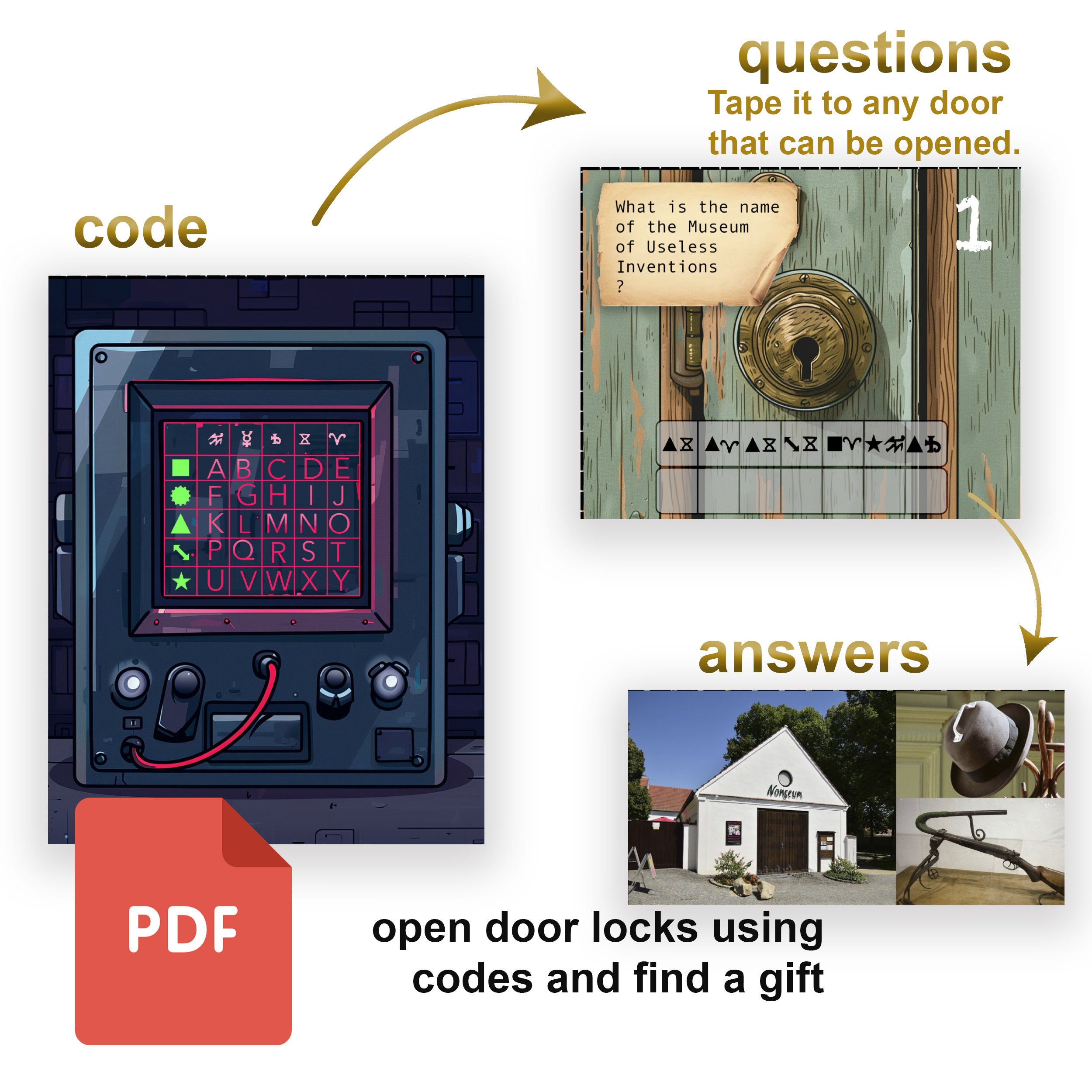 Treasure Hunt | Printable Game | Logic Game | Quest | PDF Treasure Hunt ...