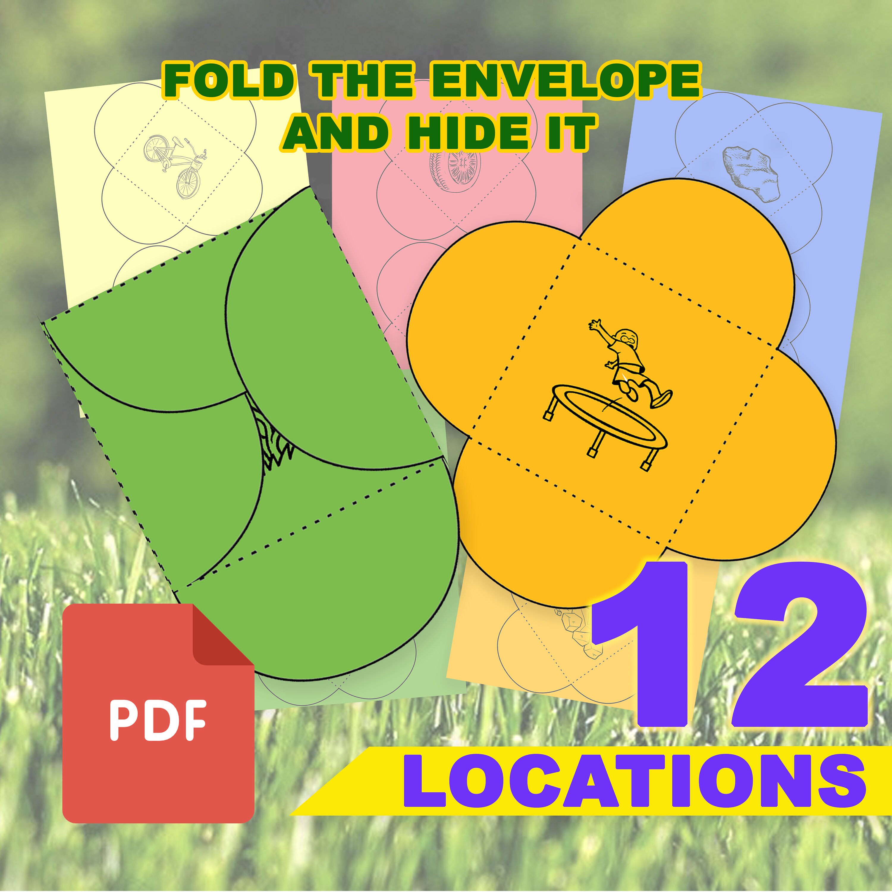 Treasure Hunt | Outdoor Game | Printable Game | PDF Treasure Hunt ...