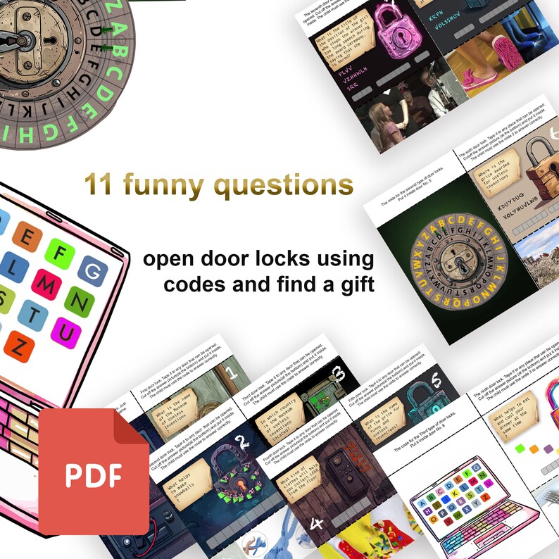 Treasure Hunt | Printable Game | Logic Game | Quest | PDF Treasure Hunt ...