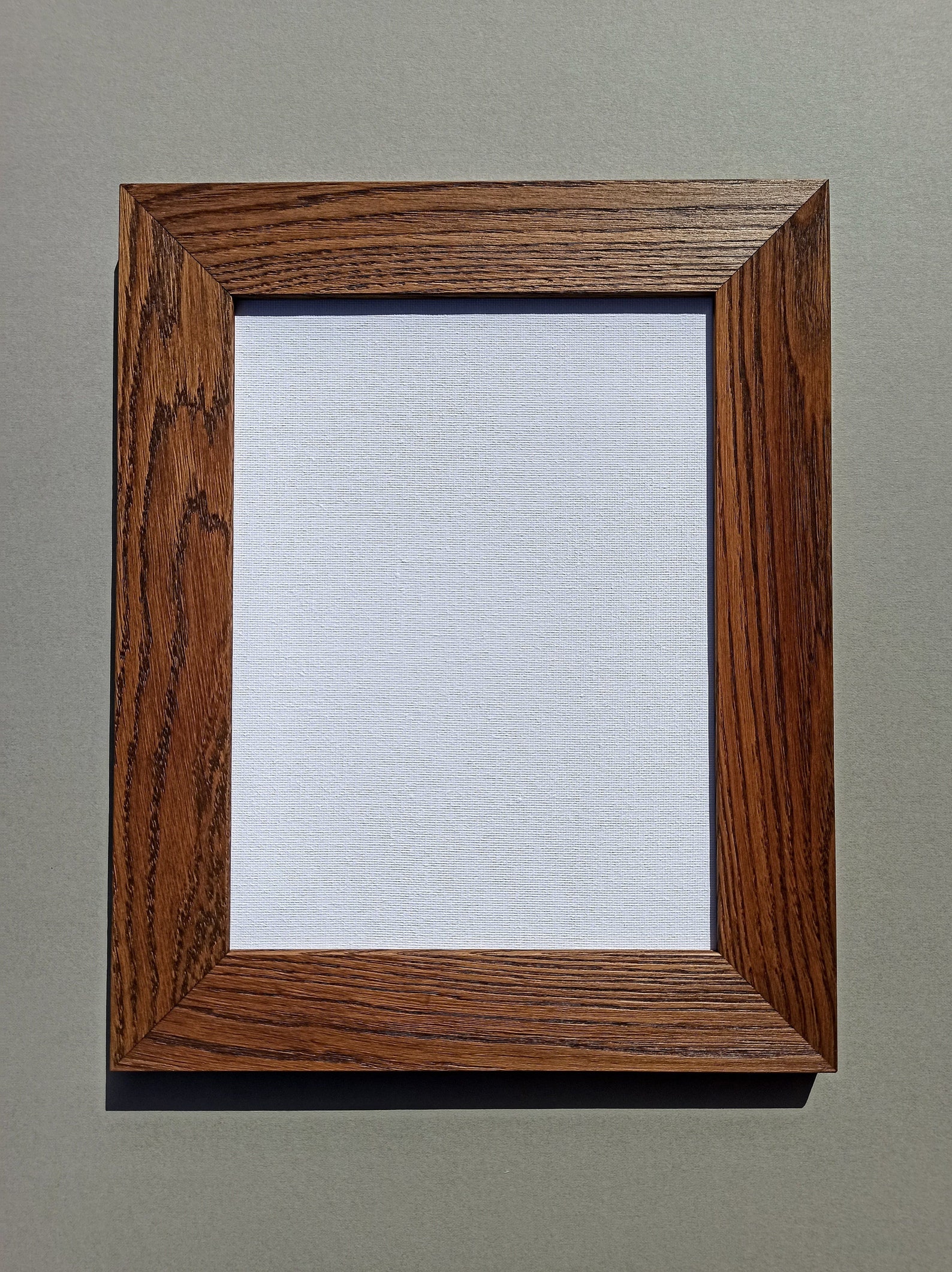 Brown Oak Frame With Canva - Etsy