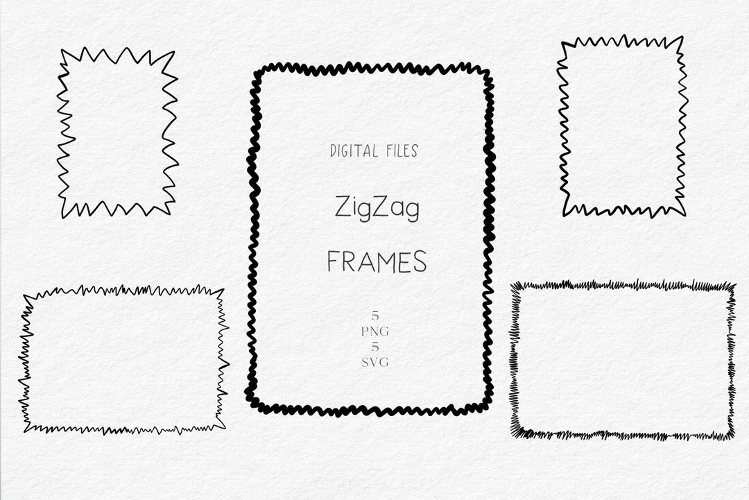 Hand Drawn Frames Illustration SVG PNG Hand Drawn Frame With Doodle ...