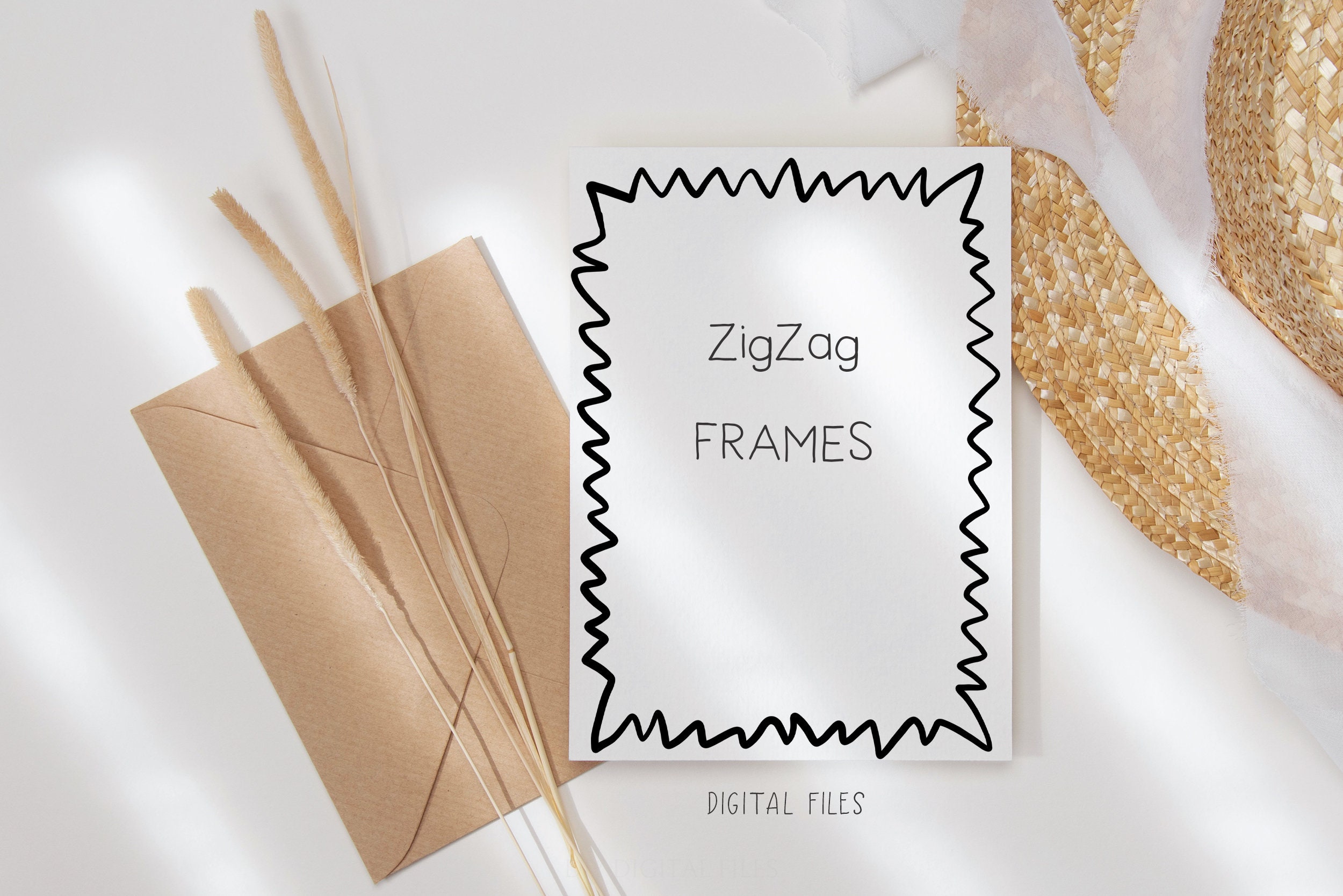 Hand Drawn Frames Illustration SVG PNG Hand Drawn Frame With Doodle ...