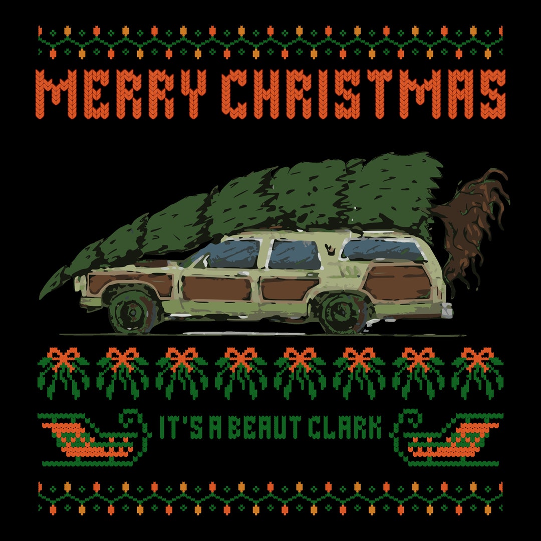 National Lampoons Christmas Vacation Family Roadster With Tree - Etsy
