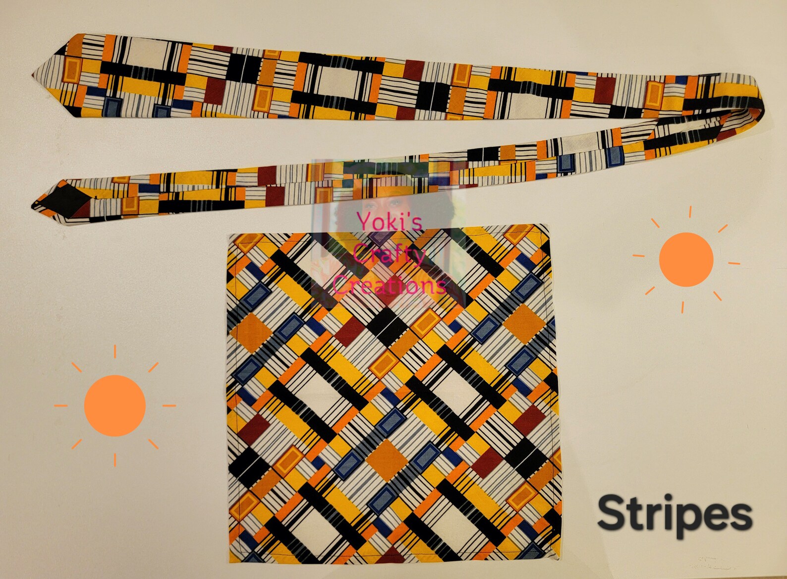 African Prints - Necktie and Pocket Square - Etsy