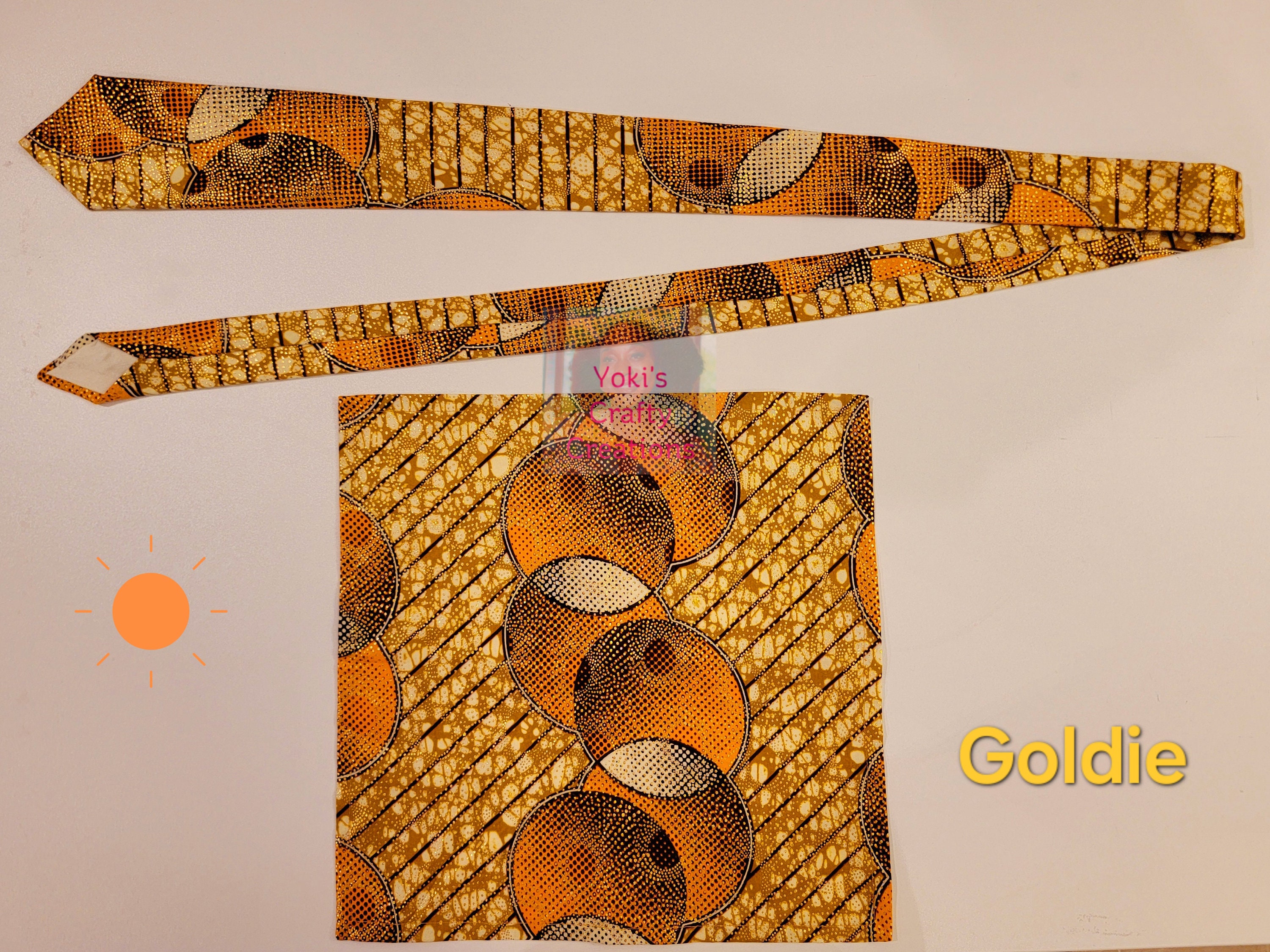 African Prints - Necktie and Pocket Square - Etsy
