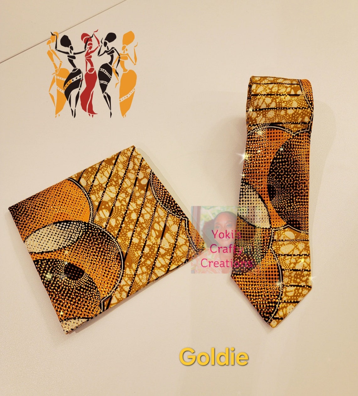 African Prints - Necktie and Pocket Square - Etsy