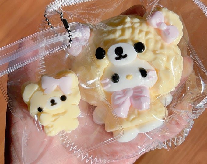 Kitty Rilakkuma Handmade Taba Squishy Toy | Stress Reliever | Slime Toy ...