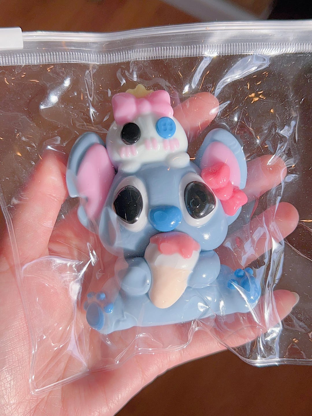 Stitch Handmade Taba Squishy Toy | Stress Reliever | Slime Toy - Etsy UK