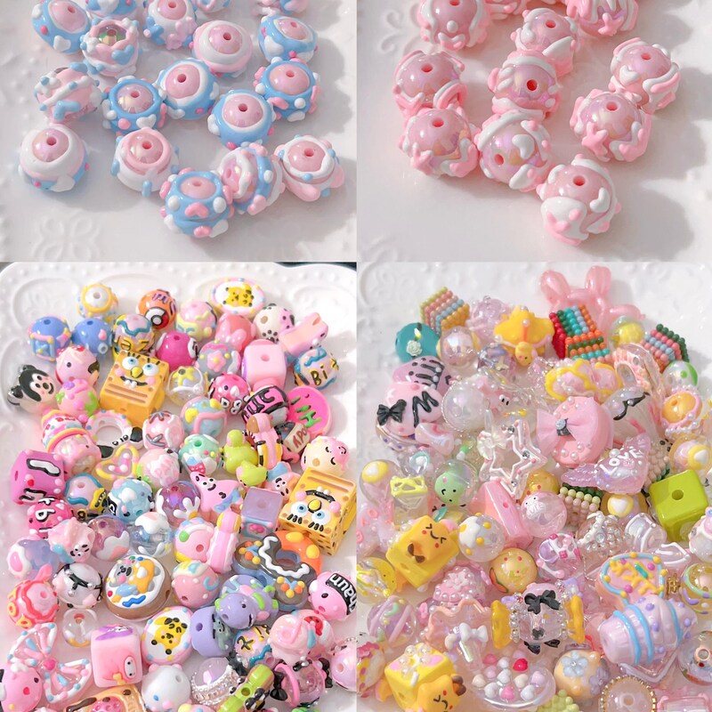 Hand Painted Beads - Etsy