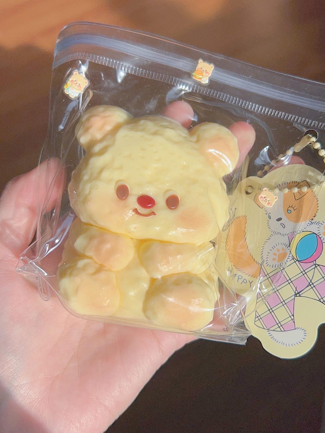 Butter Bear Handmade Taba Squishy Toy | Stress Reliever | Slime Toy - Etsy