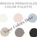 Custom Color Palette Created for Your Home - - Etsy