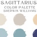 Sagittarius Paint Color Palette - Etsy