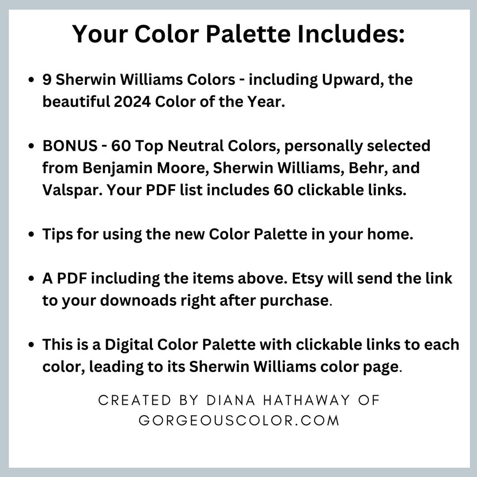 Sherwin Williams Upward Color of the Year | Neutral Paint Color Palette ...