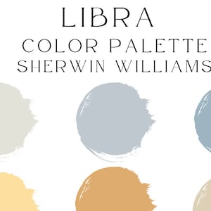 Libra Paint Color Palette - Featuring Upward 2024 Color of the Year - Etsy