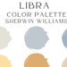 Libra Paint Color Palette - Featuring Upward 2024 Color of the Year - Etsy