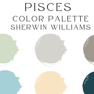 Pisces Paint Color Palette - Etsy