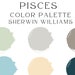 Pisces Paint Color Palette - Etsy