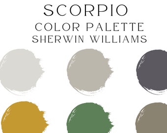 Sherwin Williams Upward Color of the Year Neutral Paint Color Palette ...