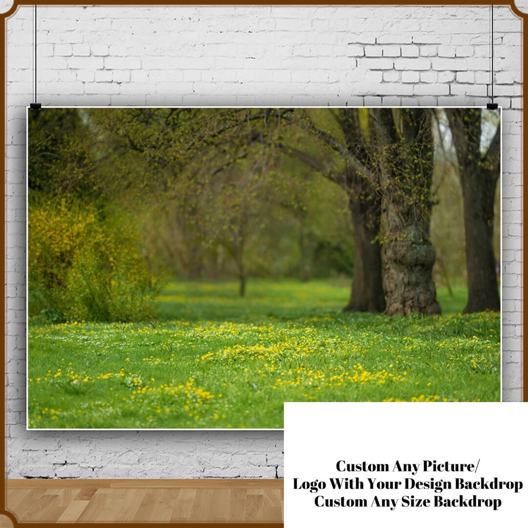 Personalized Design Backdrop Forest Tree Backdrop Custom Wedding ...