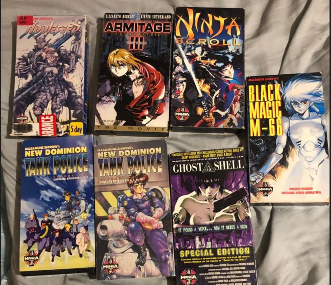 Anime VHS Lot - Etsy