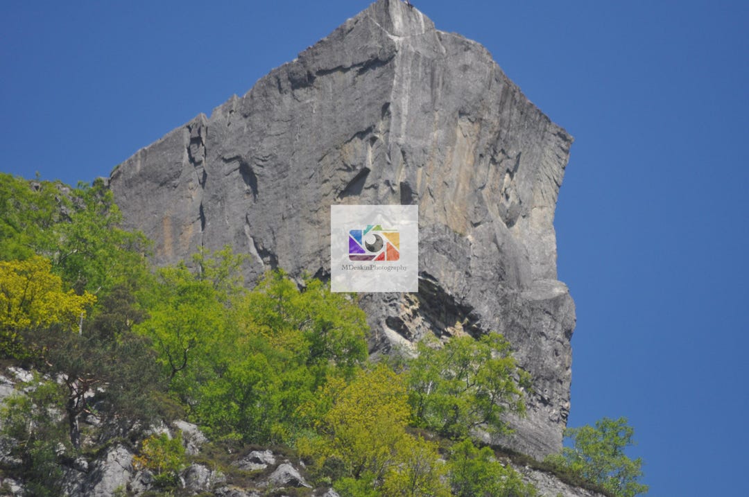 Pulpit Rock preikestolen Poster available With Frame - Etsy UK