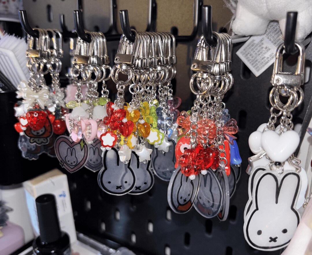 ASSORTED MIFFY KEYCHAINS - Miffy, Miffy Keychain, Cute Keychains ...