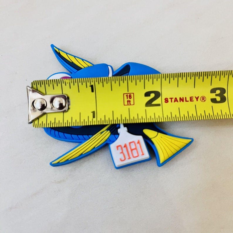 Pair of Disney PIXAR Finding DORY Soft Touch PVC Magnet Mfg. by M.i.l ...