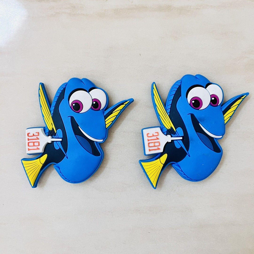 Pair of Disney PIXAR Finding DORY Soft Touch PVC Magnet Mfg. by M.i.l ...