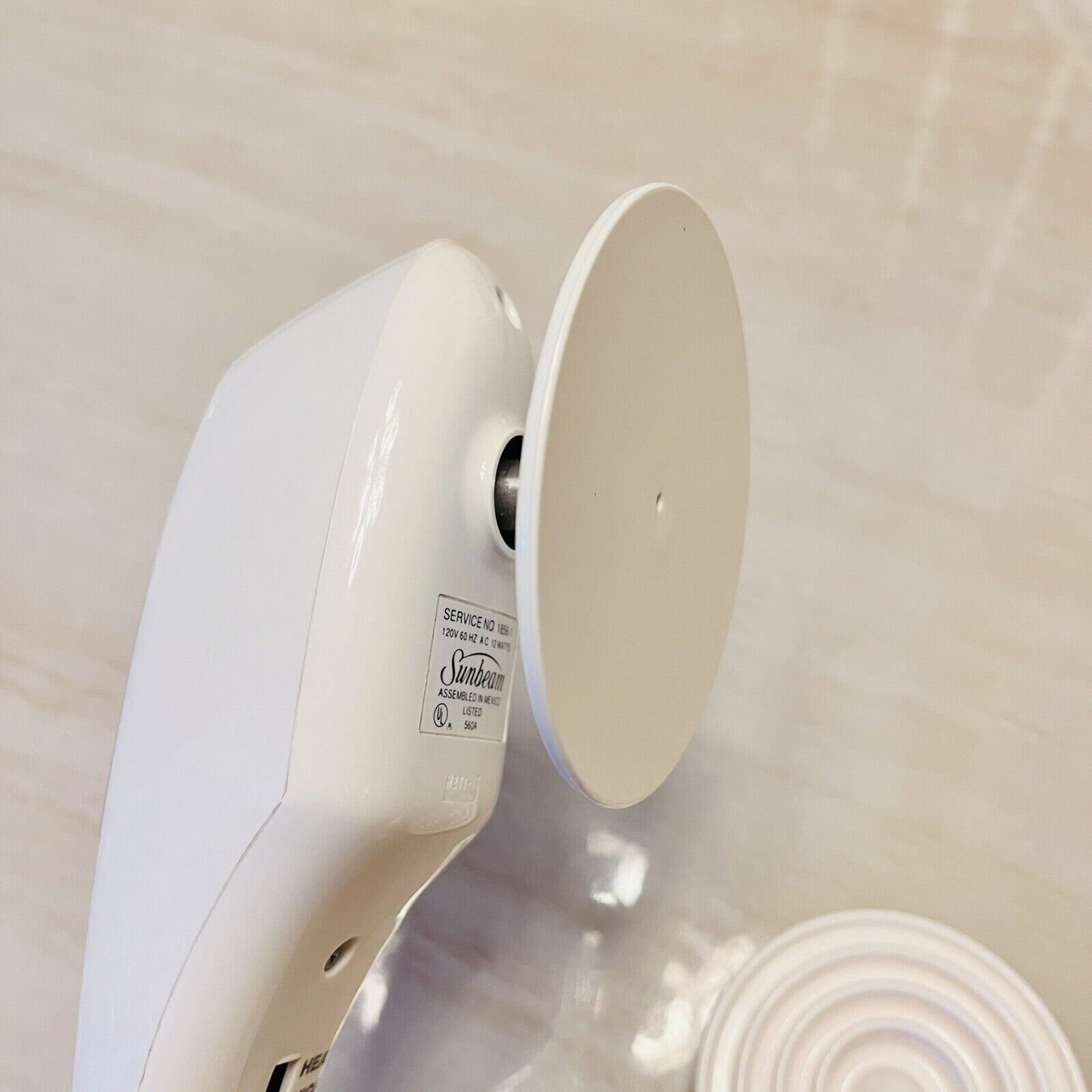 Sunbeam Dual Action Infra-red Heat Massager 3 Attachments 1856-1 Great ...