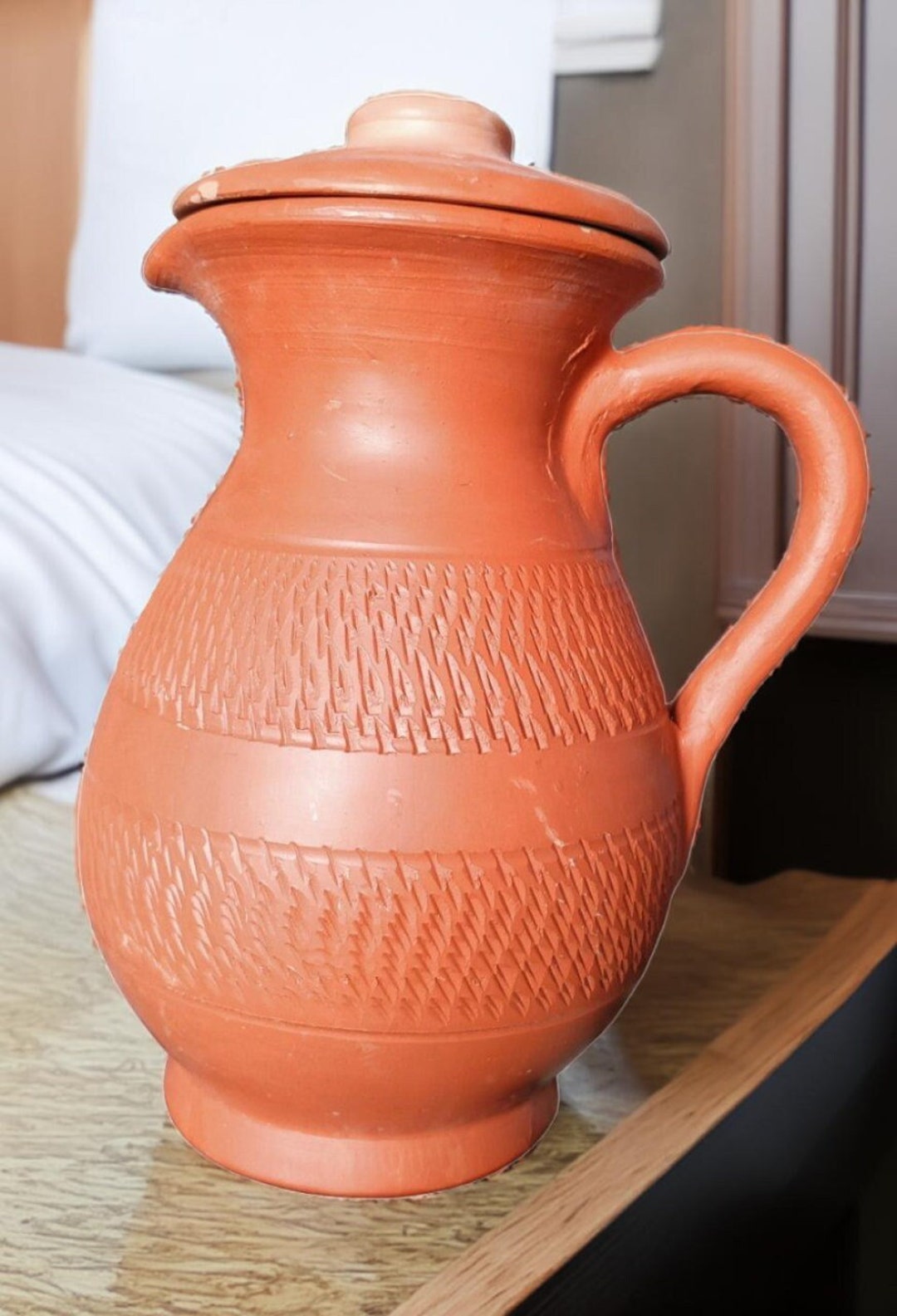 Cool Your Way Naturally: Traditional Unglazed Clay Water Jug - Etsy