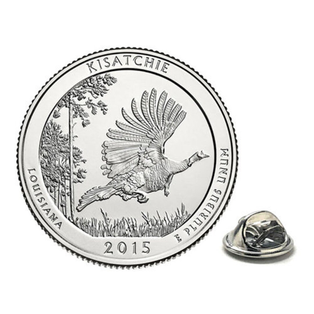 Lapel Pin Kisatchie National Park Quarter Coin Uncirculated U.S ...