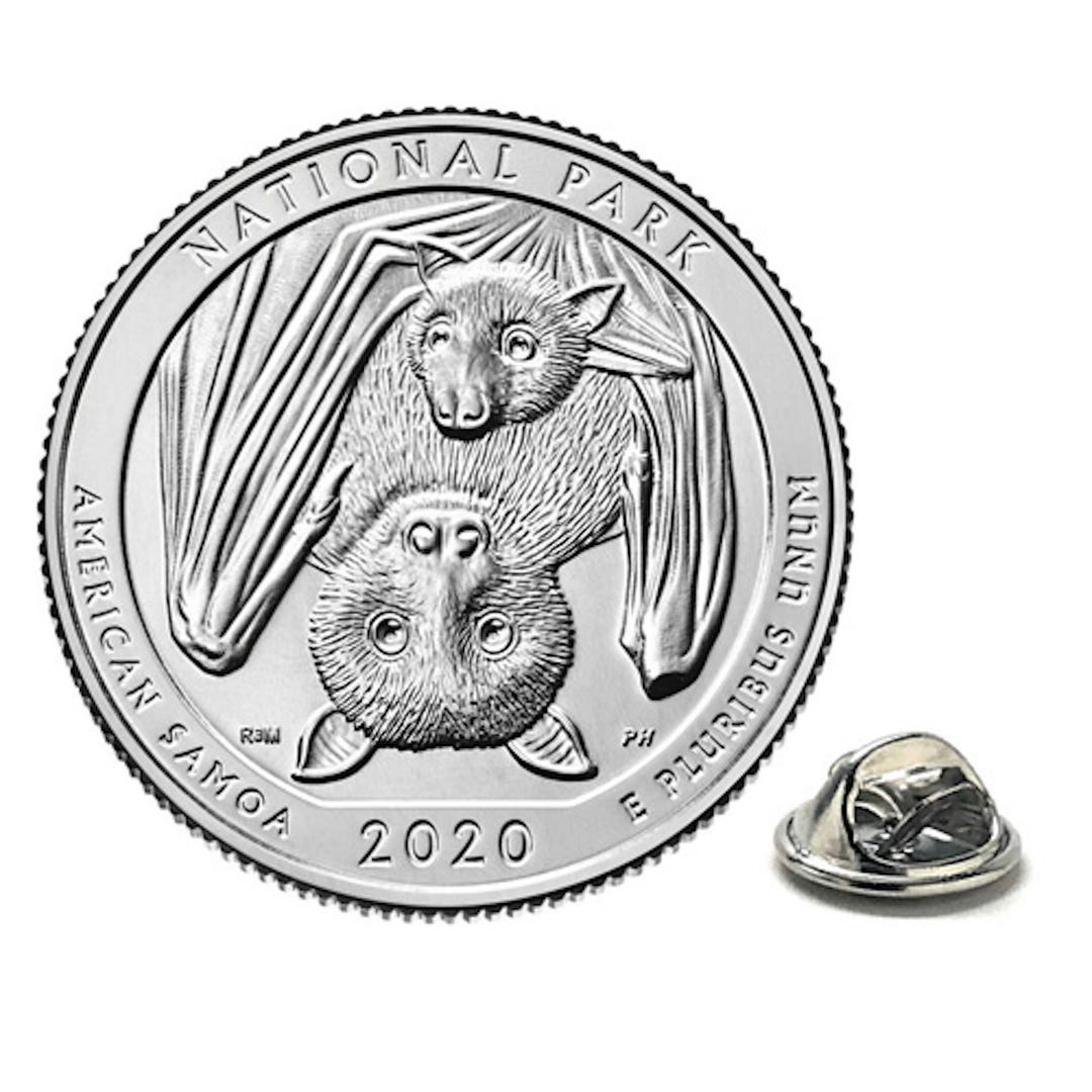 Lapel Pin National Park Quarter Coin Uncirculated U.S. Quarter 2020 Tie ...