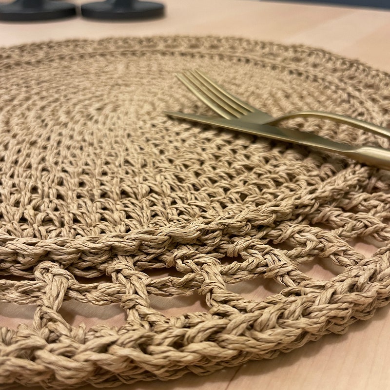 Raffia Placemat - Etsy