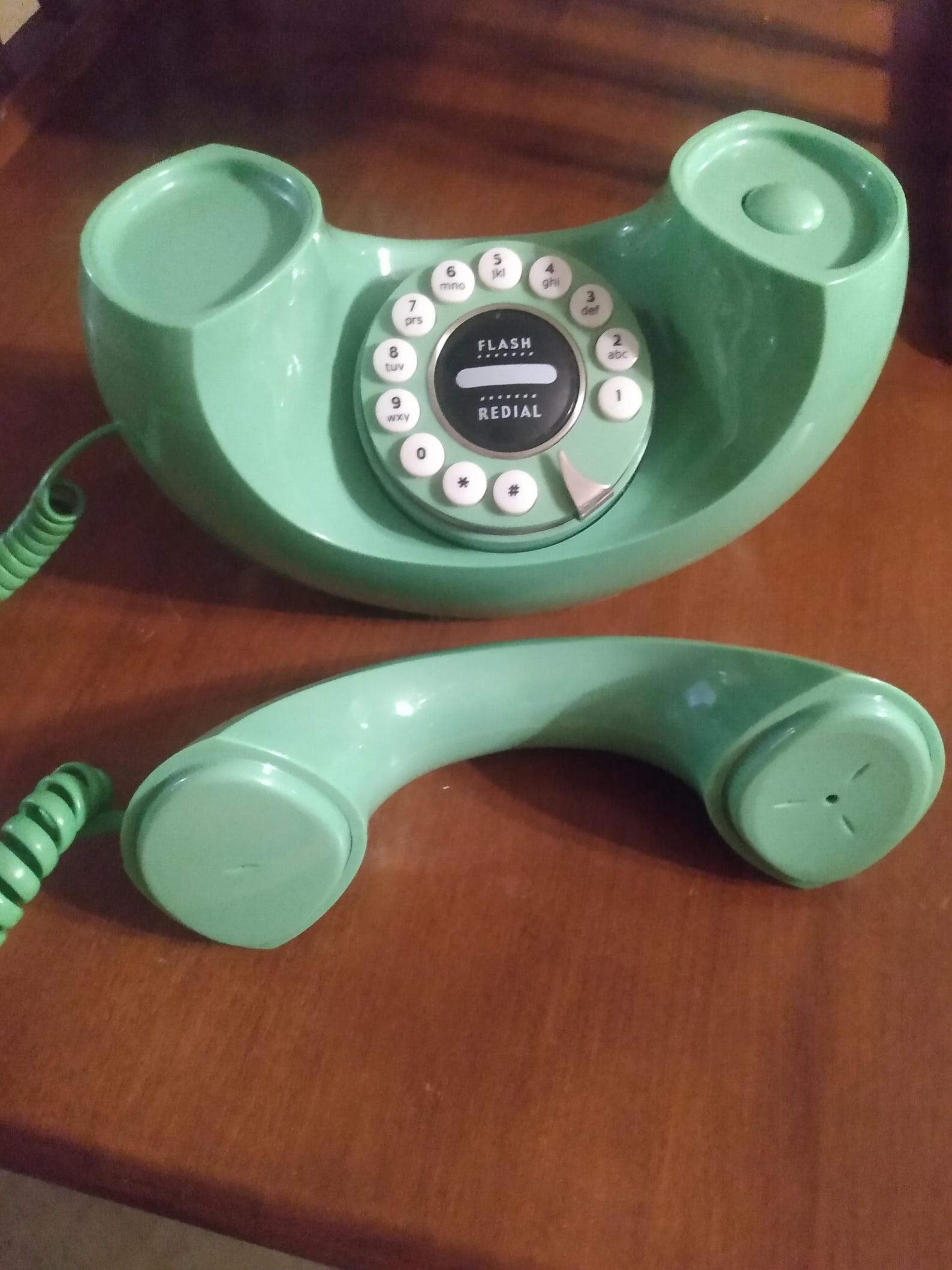 Retro/ Vintage Mint Green "doughnut Phone" - Etsy
