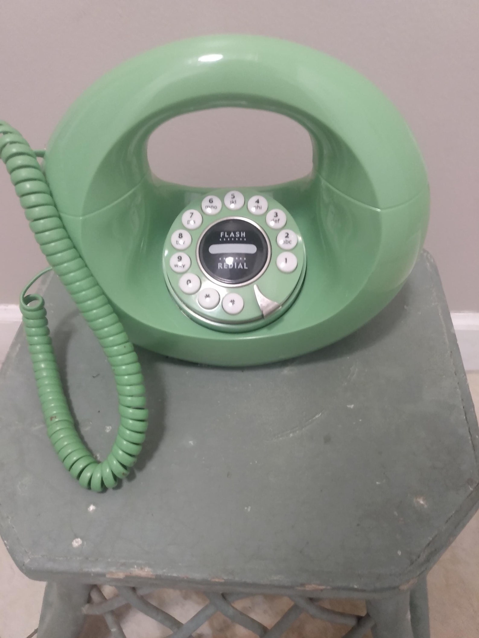 Retro/ Vintage Mint Green "doughnut Phone" - Etsy